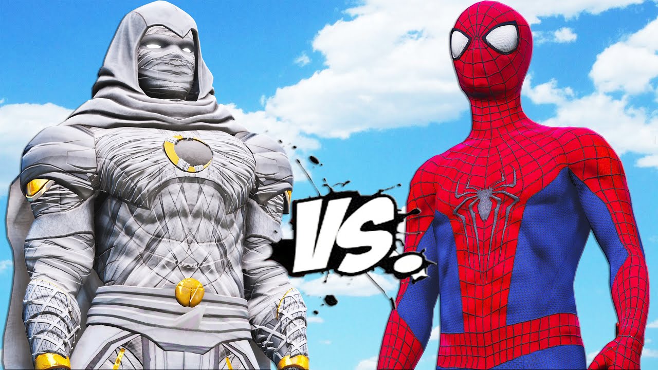 Moon Knight Vs Spiderman