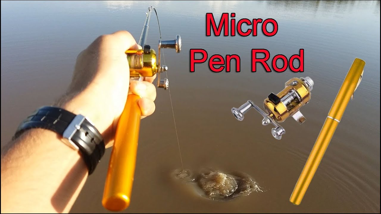 Micro Pen Rod Challenge!!! - Micro equipo de pesca Challenge!!! - YouTube