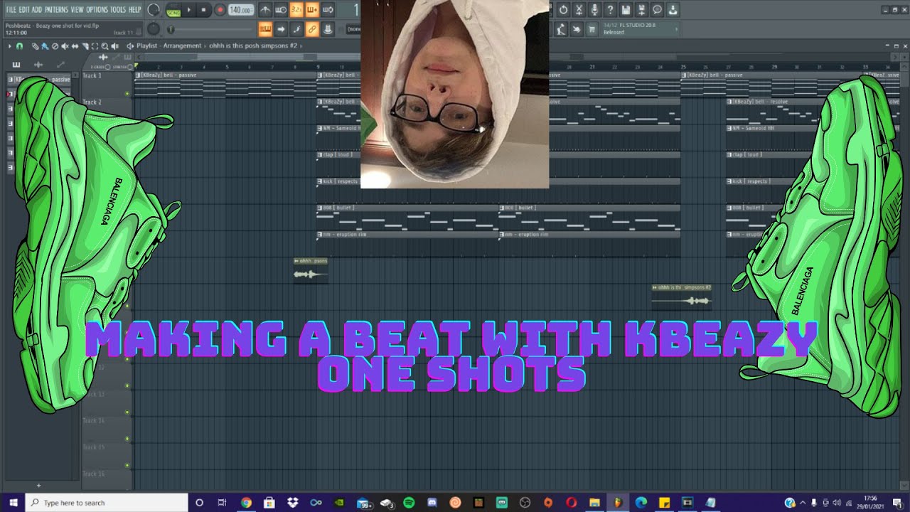 Making a beat with KBeaZy's One Shot Kit - YouTube