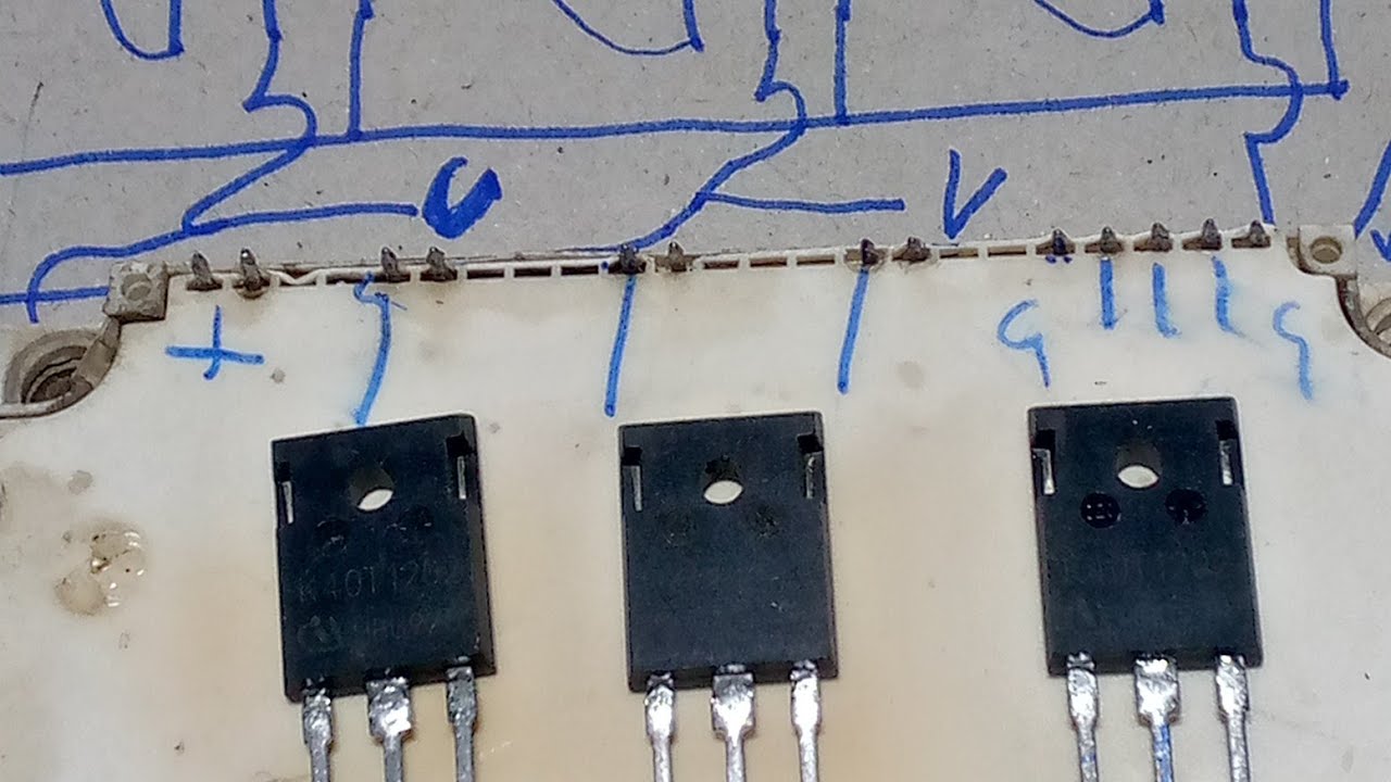 INVT VFD IGBT New Module Making with Diagram - YouTube