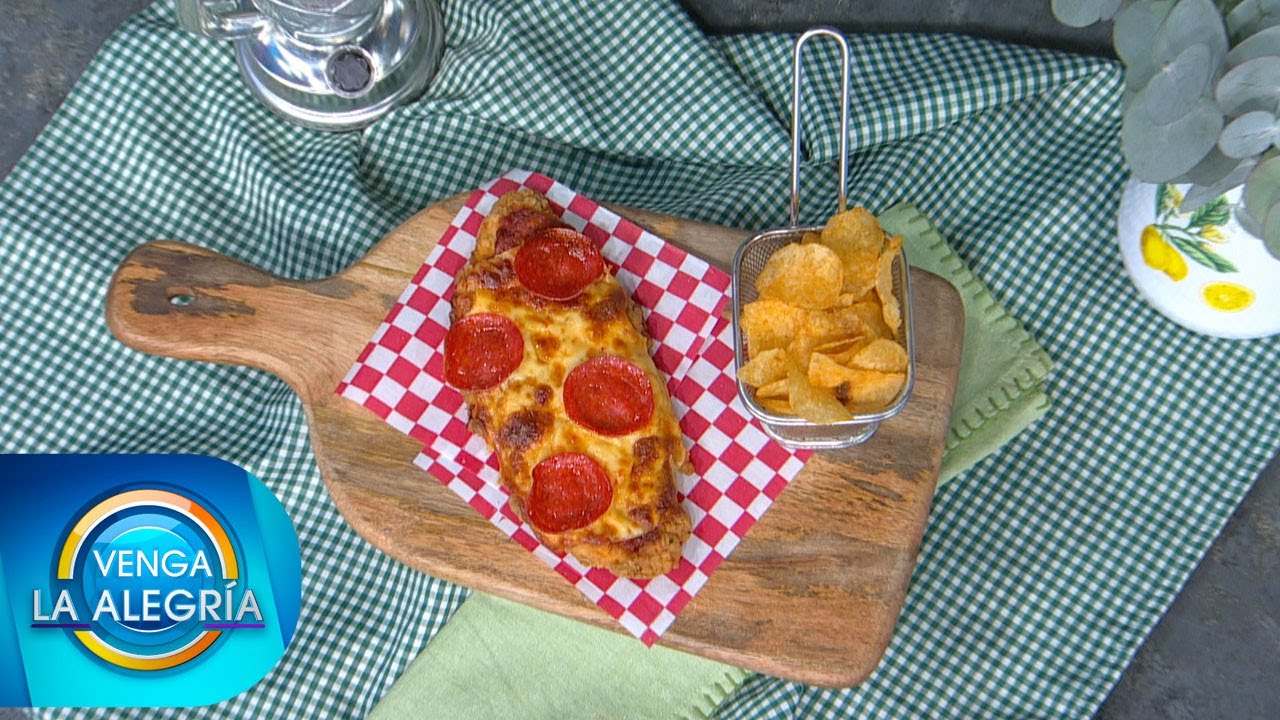 Pizza de pollo frito. ¡Aprende a preparar esta rica combinación ...