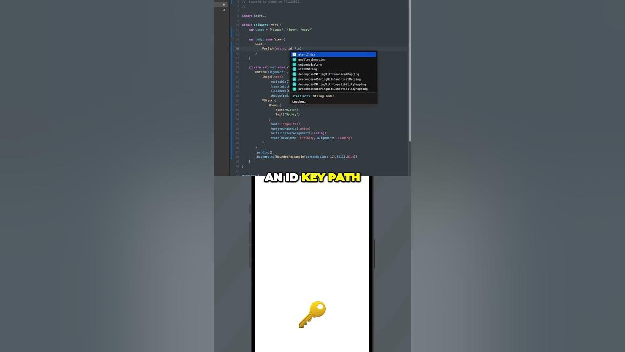 Creating Dynamic User Rows With Swiftui Appdev Iosdeveloper Mobiledev Swiftui Coding Swift 0985