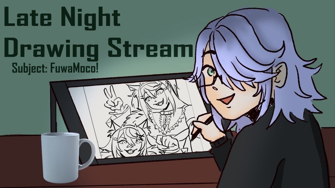 [DRAWING ]Let's Color FuwaMoco! - YouTube