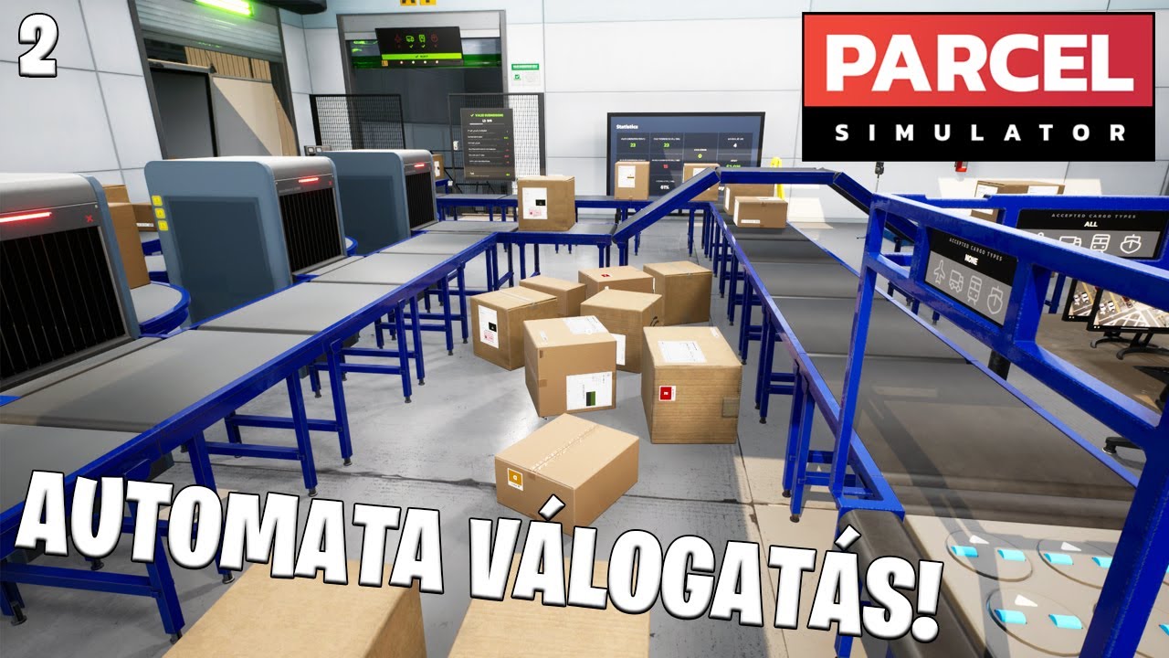 Parcel Simulator LIVE #2 - 🔧 Automata Csomagszortírozás Építése!📦 - YouTube