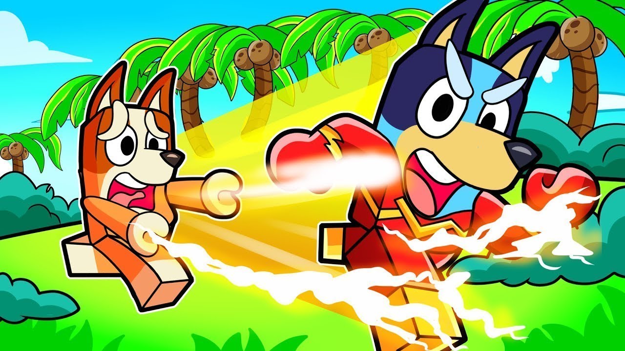 BLUEY BECOMES FLASH in ROBLOX! 😱 - YouTube