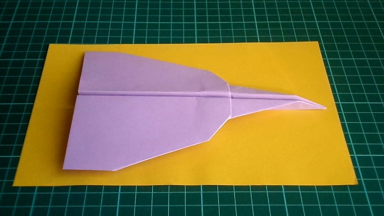 ОРИГАМИ САМОЛЕТ ЛЕТАЮЩИЙ, КАК СДЕЛАТЬ ОРИГАМИ САМОЛЕТ // ORIGAMI PAPER ...