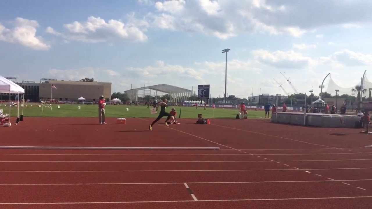 Jordan Wesner - High Jump - 2.30m (7'6.5") attempt - May 14, 2017 - YouTube