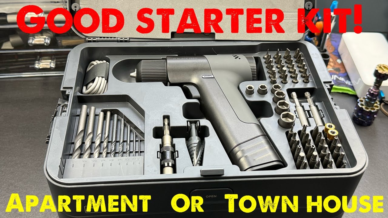 Black Zero Tool Kits - Drill/Driver, Hand Tools, & Storage - YouTube