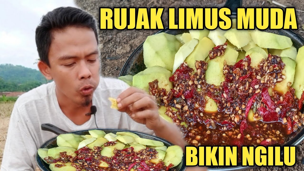 Rujak Buah Legenda Sambal Kacang Auto Di Bikin Suhah Youtube