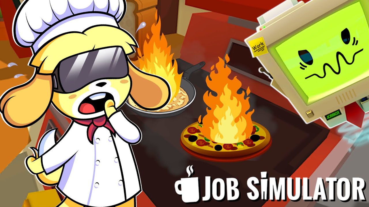 Isabelle Burns the WHOLE KITCHEN DOWN (Job Simulator VR) - YouTube