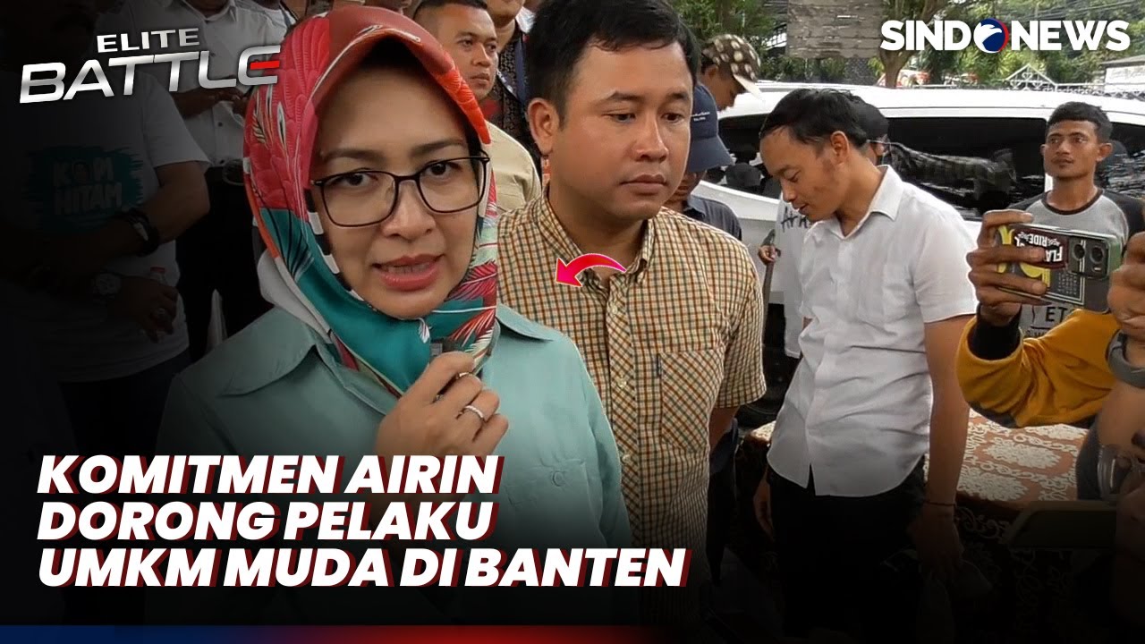 Airin Rachmi Diany Janji Bantu Permodalan UMKM Muda di Banten - YouTube
