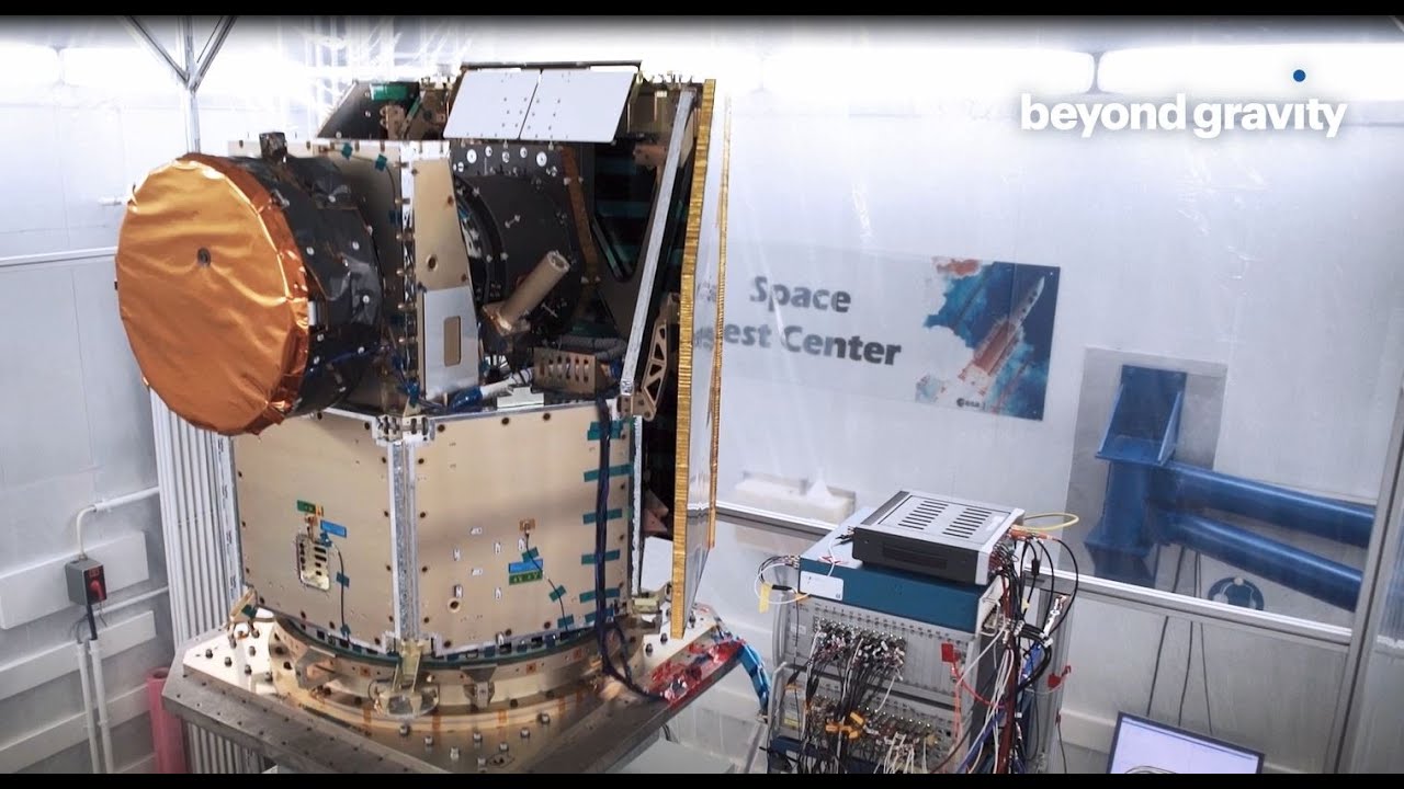 Beyond Gravity Space Test Center in Zurich - YouTube