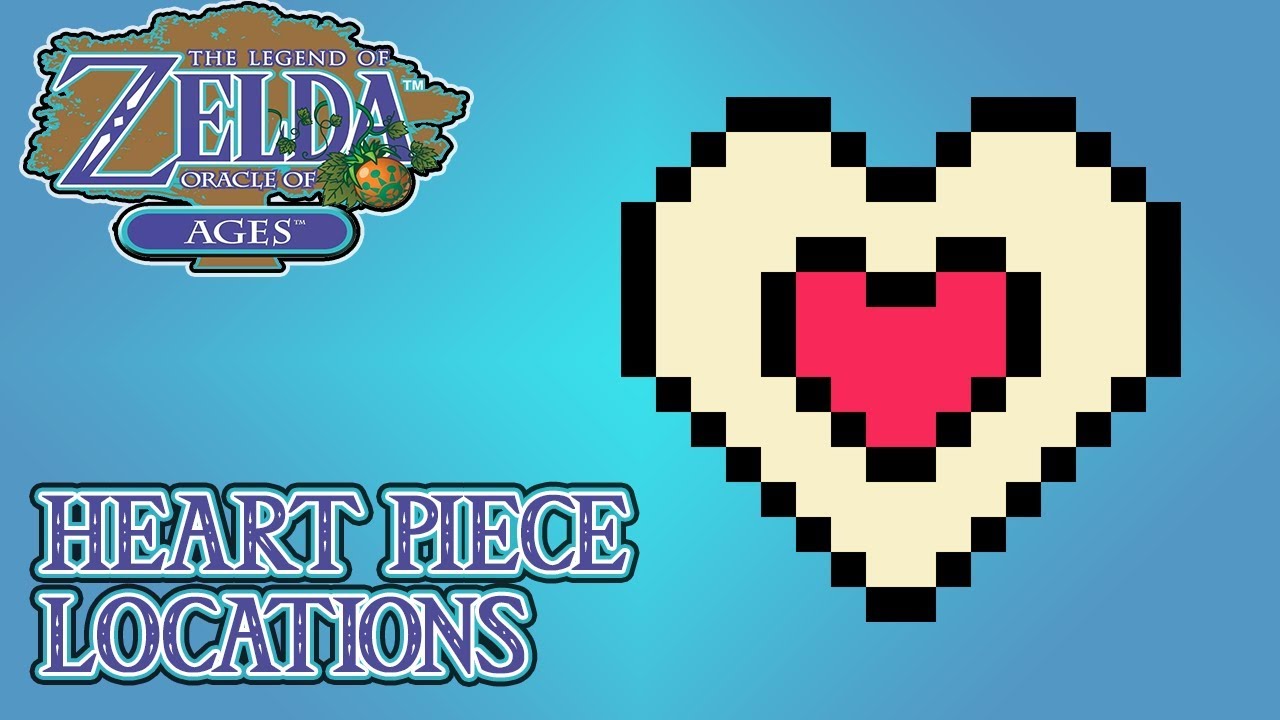 The Legend of Zelda: Oracle of Ages - Heart Piece Locations - YouTube