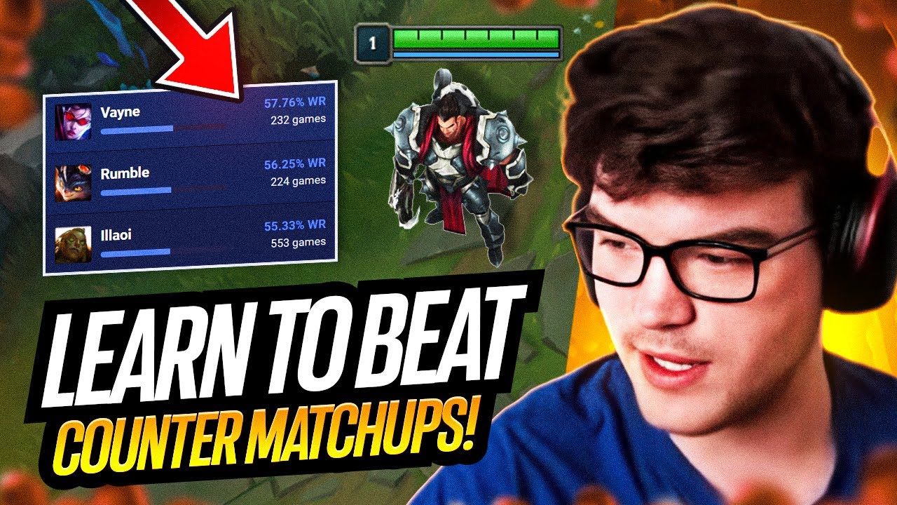 Learn to beat COUNTER MATCHUPS with Darius - YouTube