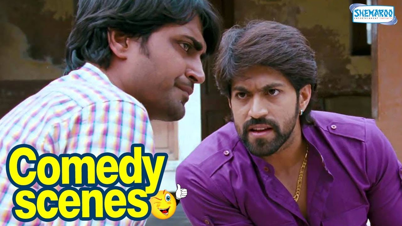 GajaKesari Kannada Movie- Comedy Scene|Yash - YouTube