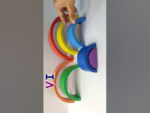 🌈VIBGYOR - 7 colors of the Rainbow #kidslearning #toddlerlearning # ...