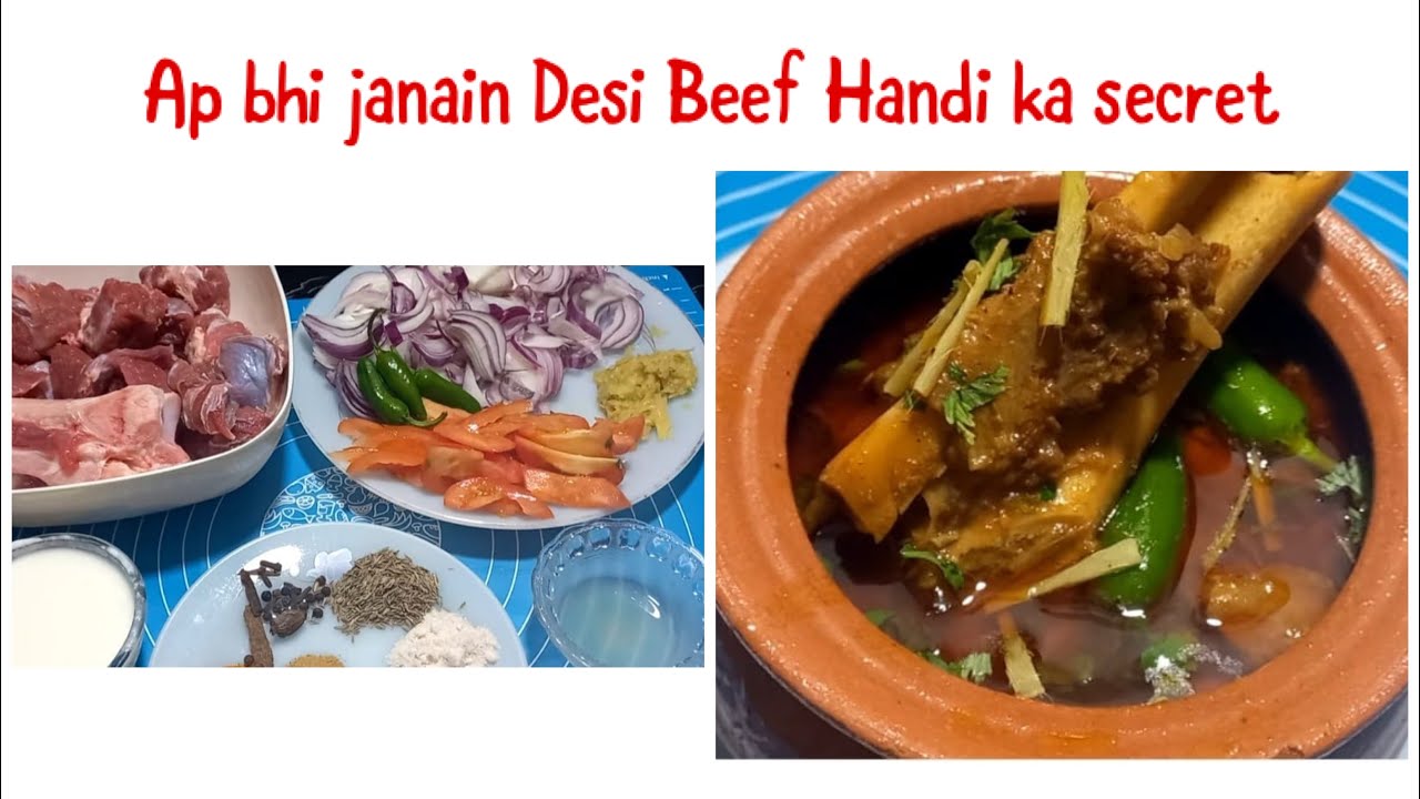 Beef handi - Dhaba Style Beef - Beef Handi Recipe - Youtube Video - YouTube