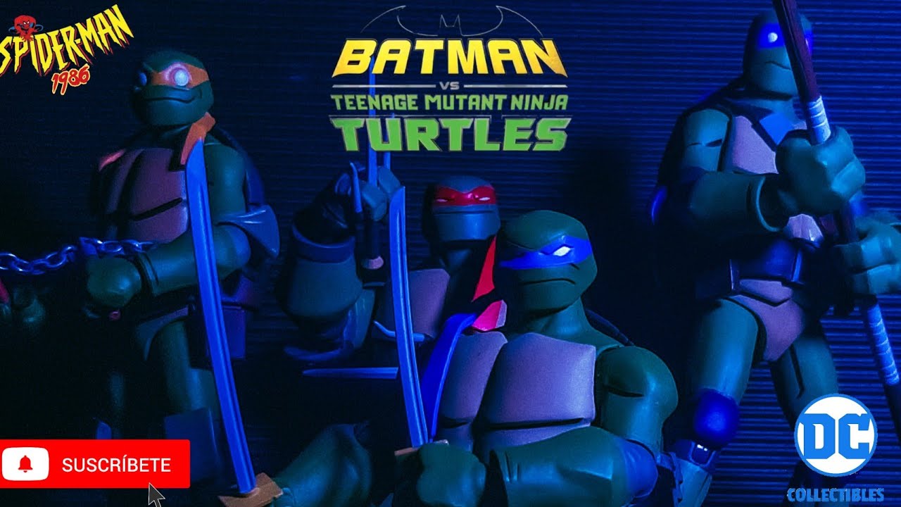2 -Pack / Dc Collectibles- batman vs tmnt | Leonardo y Raphael(RESEÑA ...