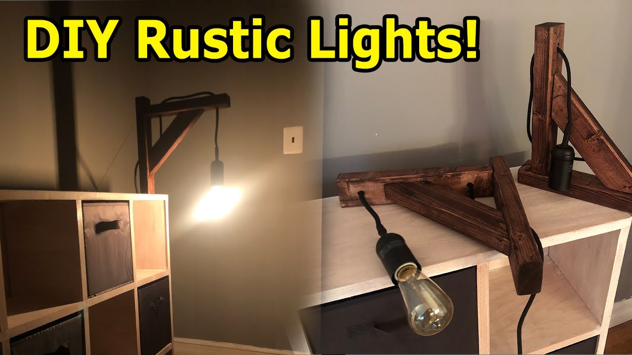 DIY Rustic Edison Lights - YouTube