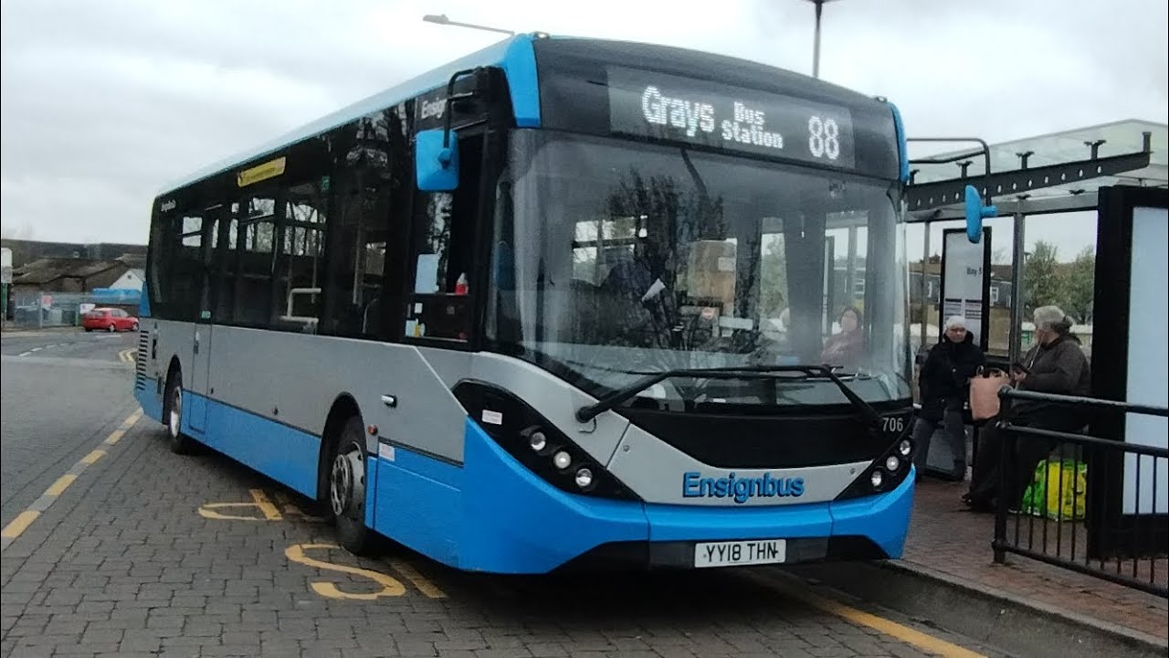 EnsignBus Enviro 200MMC Allison YY18 THN 706 Route 88 - YouTube