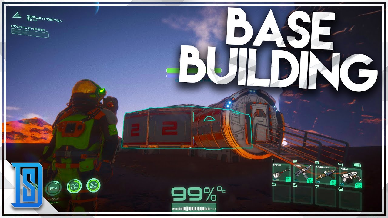 Osiris:New Dawn -Part 3 - BASE BUILDING/NEW HABITAT AND AIRLOCK - YouTube