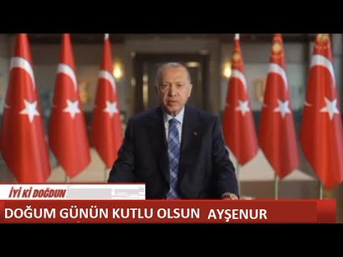 İyi ki doğdun AYŞENUR - İsme Özel Doğum Günü Kutlaması (FULL)