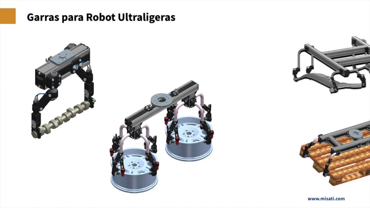 Garras para robot Ultraligeras - YouTube