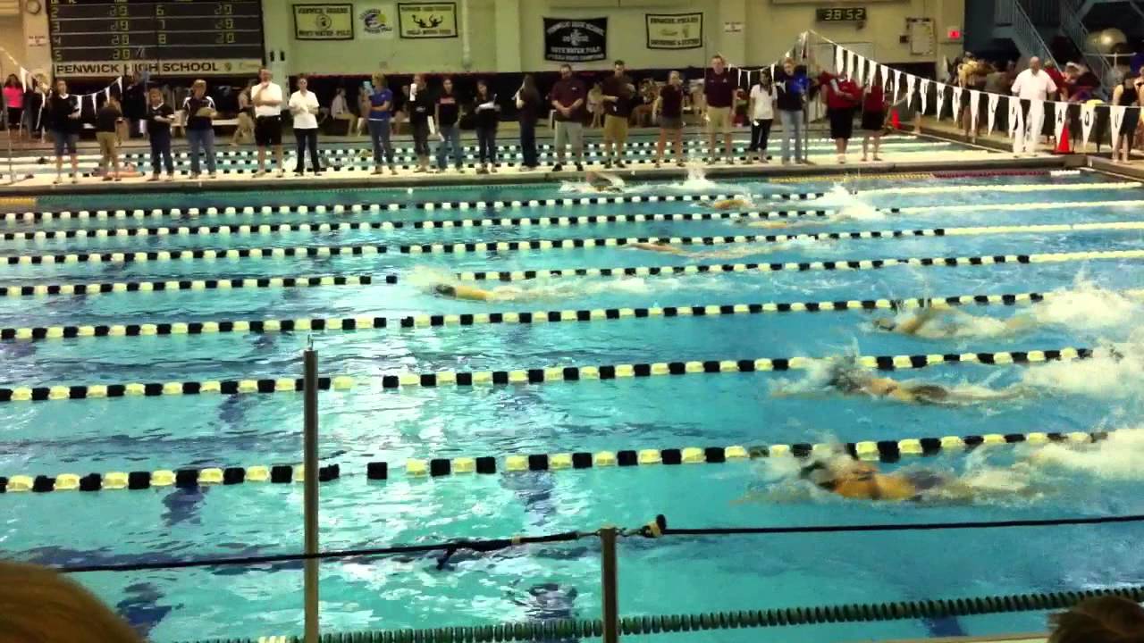 Sydney Wins 50 Meter Freestyle! - YouTube