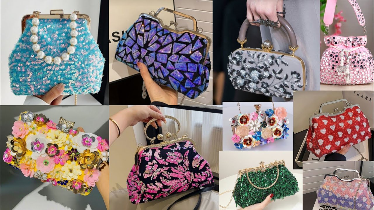 Latest Designer Evening Wear Handbags||Trendy & Stylish Clutch||Types ...