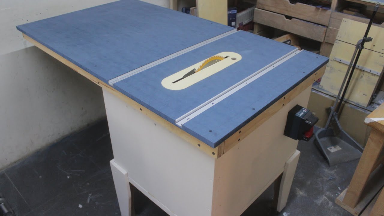 Table Saw Build - Part 3 : Workbench with table saw DIY WoodWorking For ...