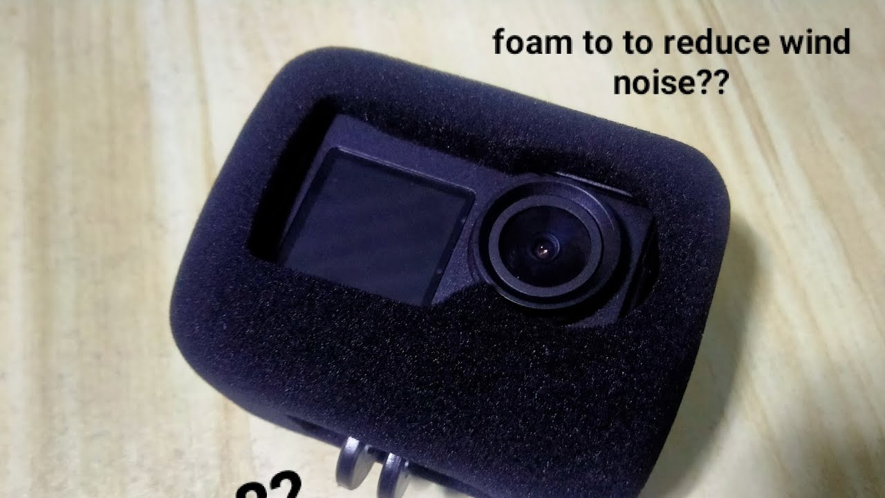 mic foam? action cam foam? wind noise reducer?? - YouTube