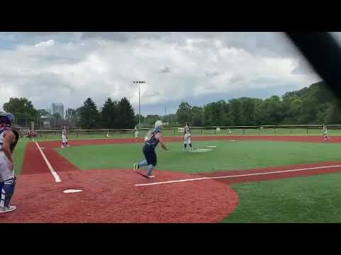 Delaney Haller (2023) - Homerun - July 2020 - Buckeye Recruitfest - YouTube