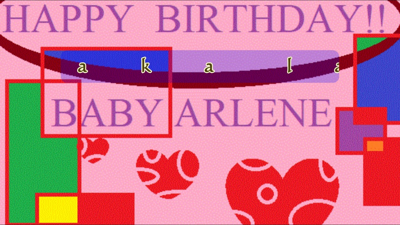 happy birthday Arlene - YouTube