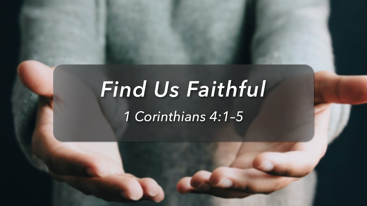 Find Us Faithful - YouTube