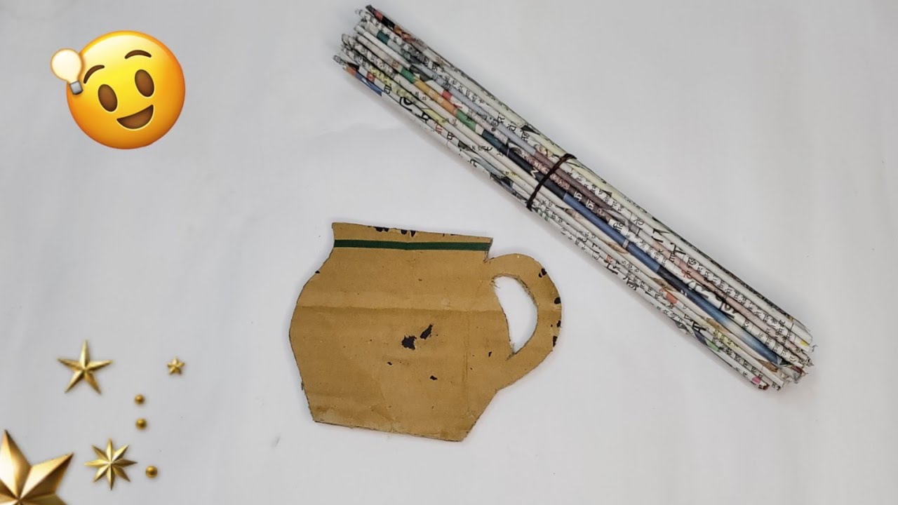 best out of waste | newspaper craft ideas | cardboard craft ideas - YouTube