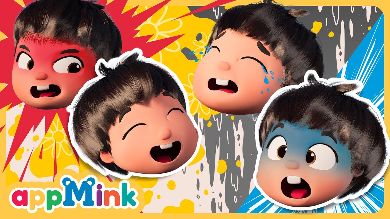 🌈🎨💖 Colorful Emotions! 😊😢😡😱 What are you feeling? 🤔💬 #appmink # ...