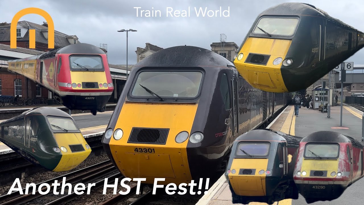 Another HST Fest - Plymouth to Derby with MULTIPLE Class 43 sightings ...