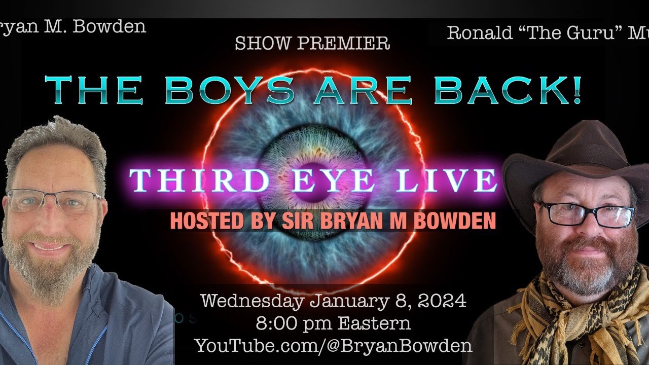 Third Eye Live - Special Guest Ron Murphy. Hosted by Sir Bryan Bowden ...