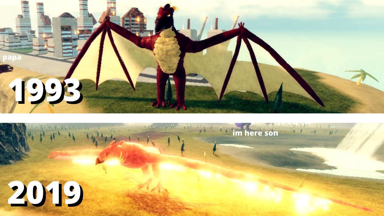 Evolution of Rodan in Roblox (1993-2019) | Kaiju Universe - YouTube