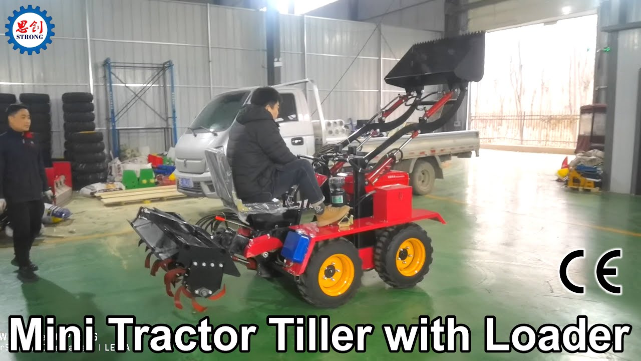 China Factory Wholesale Mini Tractor Rotary Cultivator with Loader for ...