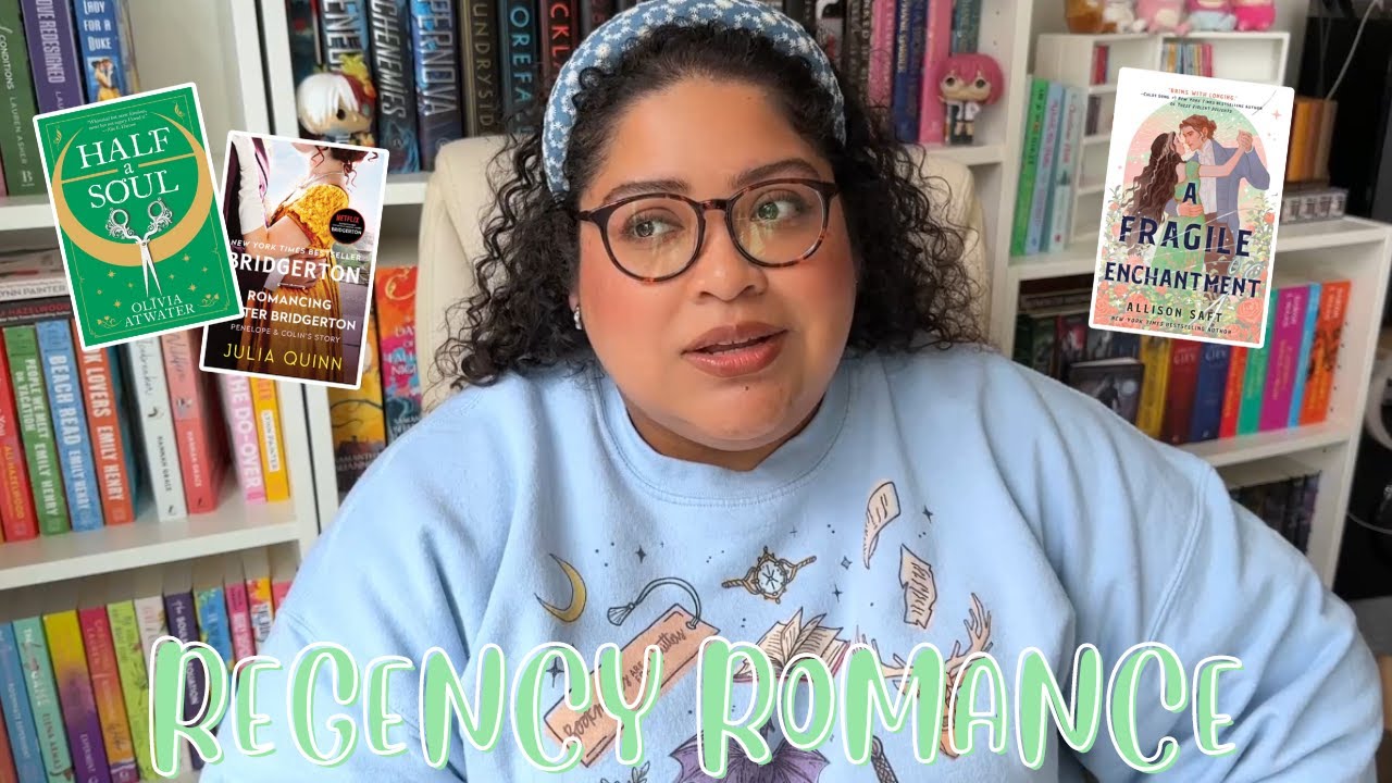 reading regency romances because... bridgerton reading vlog - YouTube