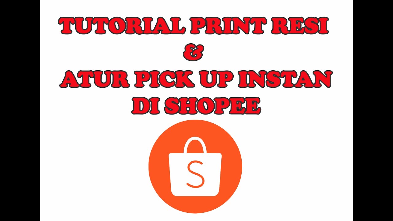 tutorial Print Resi & atur Pick up Instan di laptop/komputer - YouTube