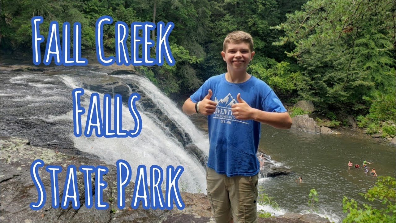 Fall Creek Falls awesome waterfalls and suspension bridge - YouTube