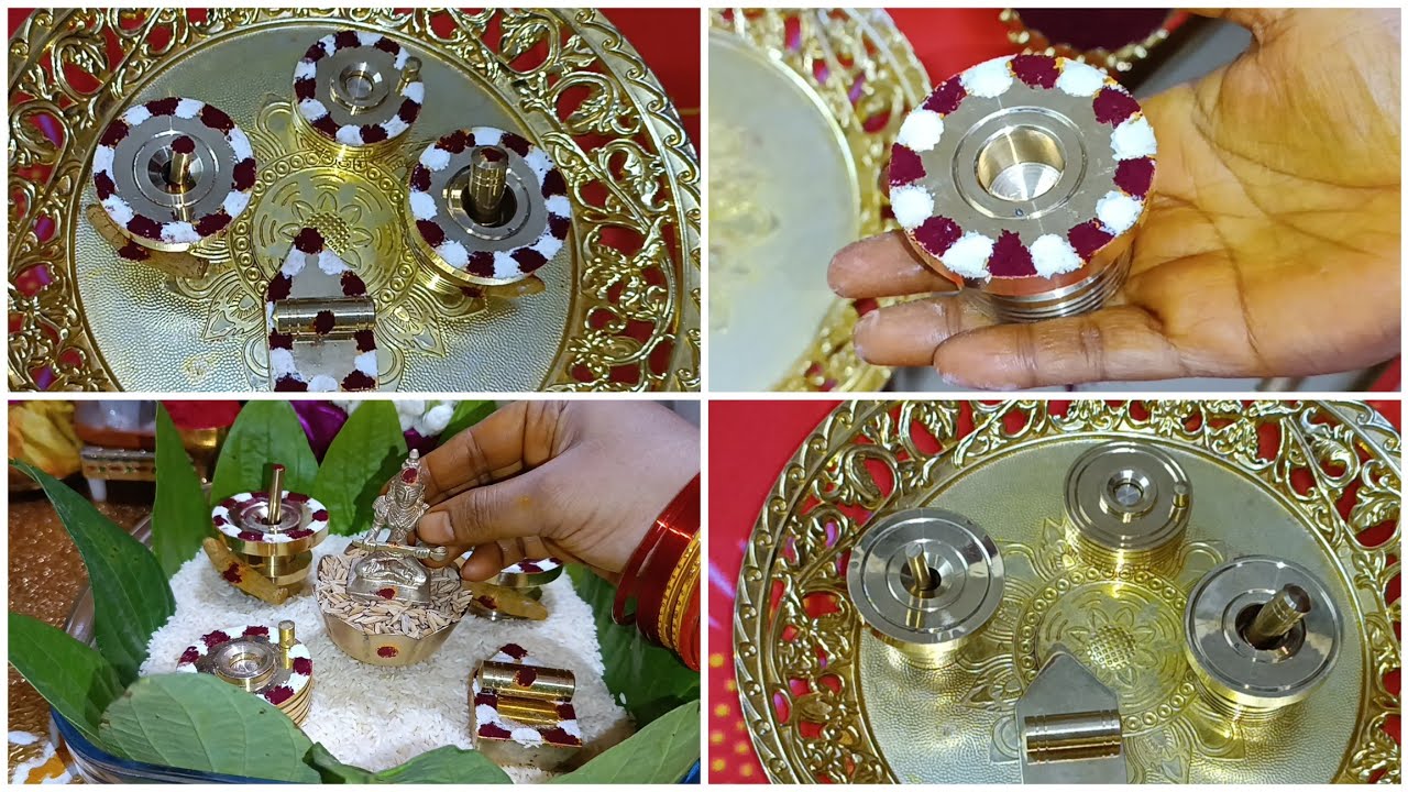 గౌరమ్మ ను మొదటి సారి ఎలా పెట్టాలి? | brass gowramma set pooja | rathi ...