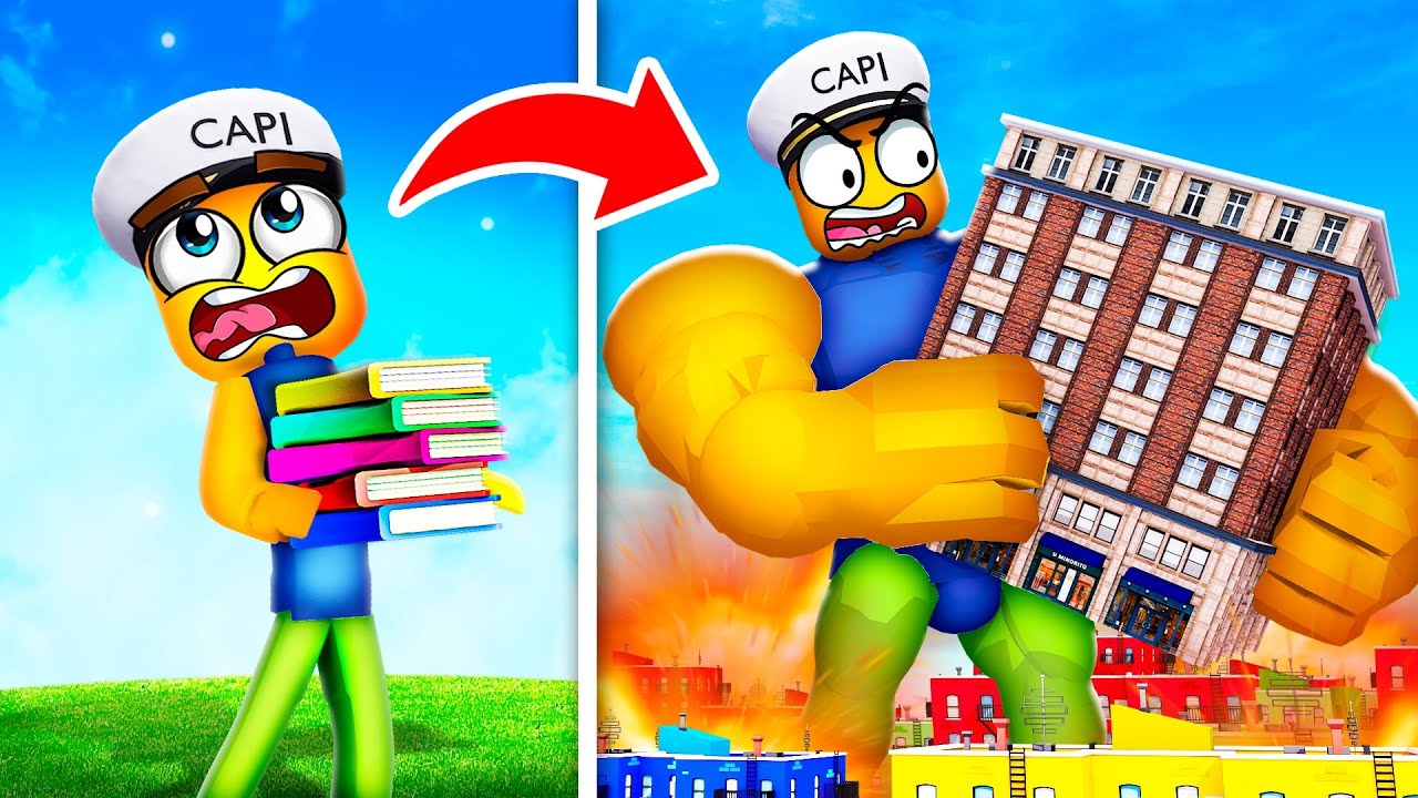 MEGA NOOB SIMULATOR 2 but I Am STRONGEST NOOB - YouTube