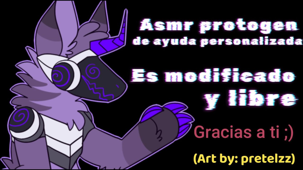 Asmr protogen te da ayuda personalizada... pero le das vida. | ASMR ...