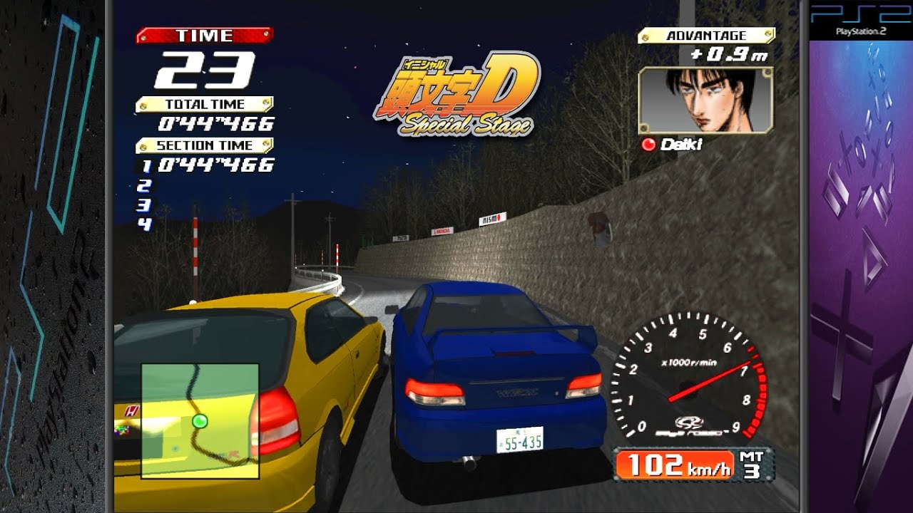 Impreza vs Civic Type R | Initial D Special Stage | Happogahara - YouTube