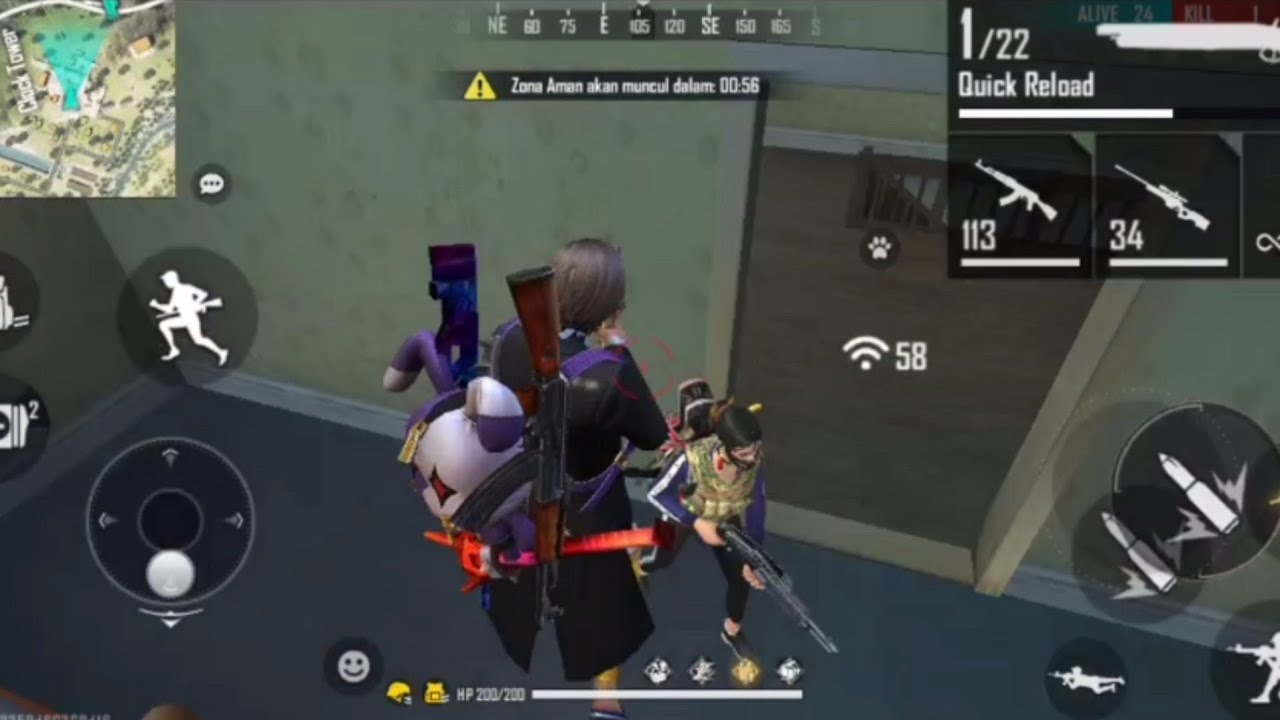 MONTAGE KILL BAR BAR RYZA05 GAMING AUTO BALIK LOBBY🤔 - YouTube