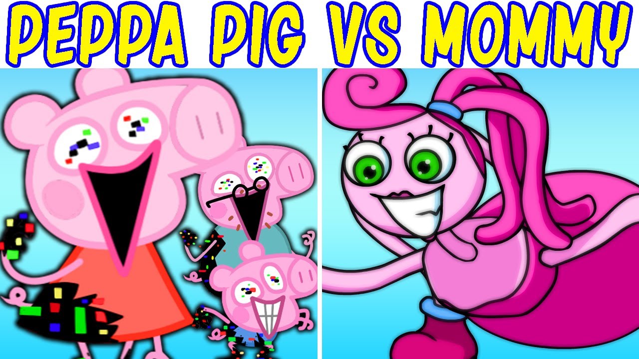 Friday Night Funkin' Peppa Pig Pibby VS Mommy Long Legs (FNF Mod x Come ...