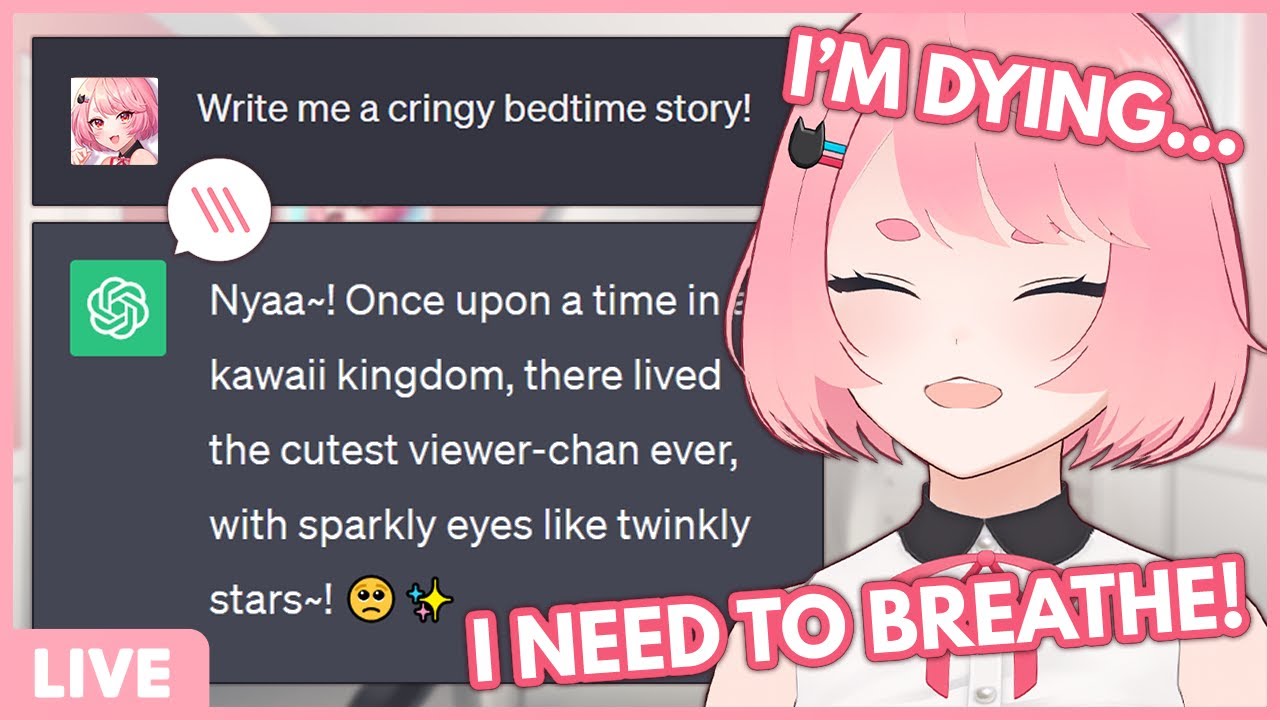 Generating cringy bedtime stories for chat with AI! 🛌💭 - YouTube
